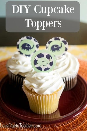 DIY Cupcake Toppers - Love, Pasta, and a Tool Belt