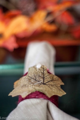 DIY Fall Napkin Rings - Love, Pasta, and a Tool Belt